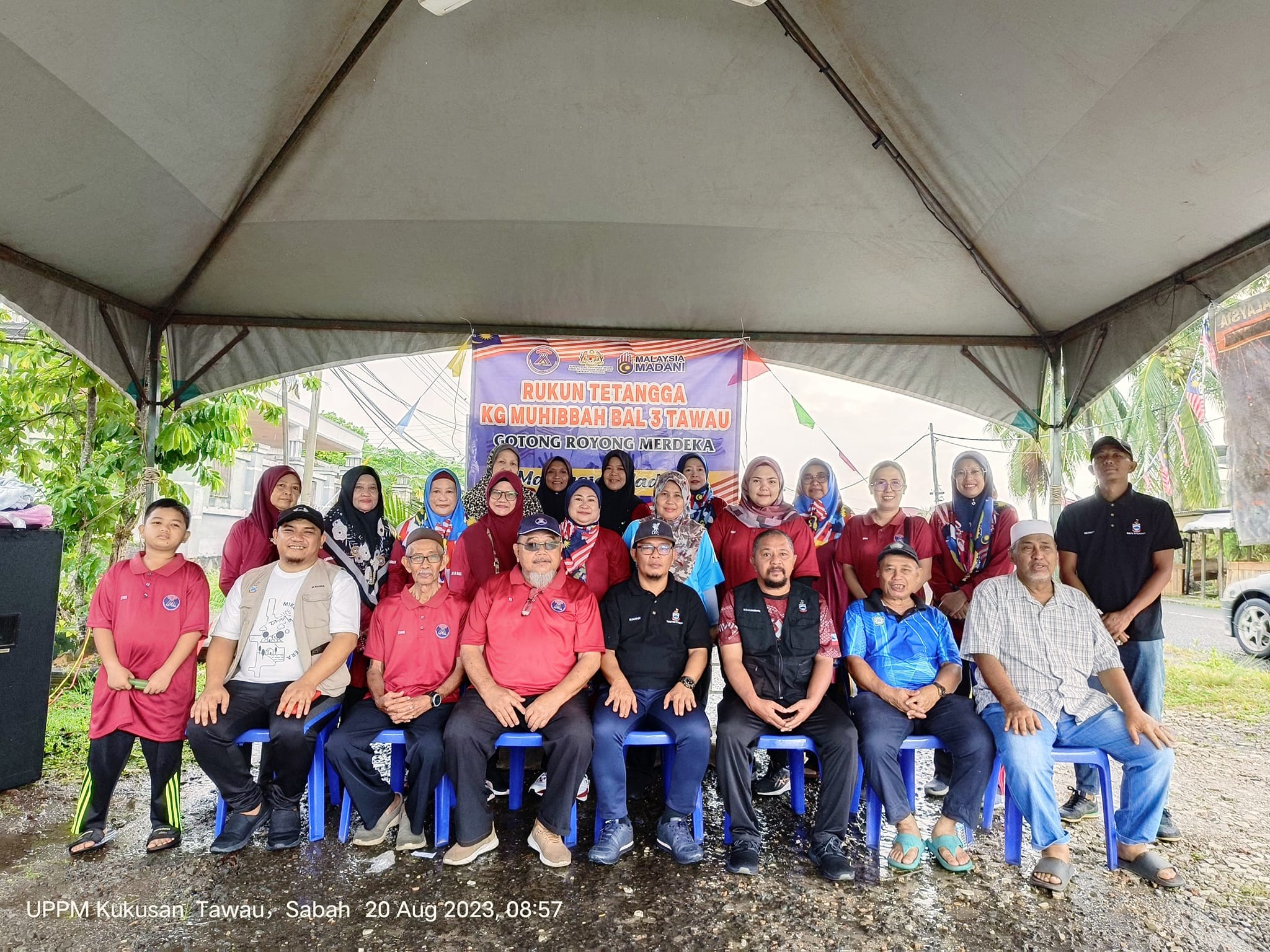 Program Gotong Royong Merdeka KRT Muhibbah BAL Tawau - YB Rina Hj. Jainal