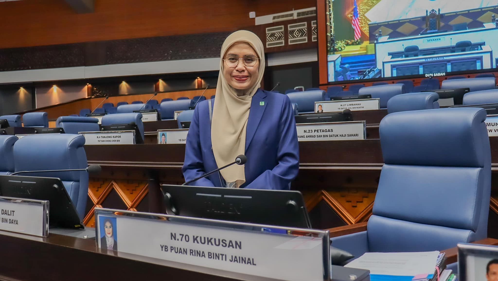 Sidang Penggal Kelima DUN Ke-16 - YB Rina Hj. Jainal